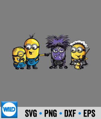 Minions Funny SVG, Minion SVG Cut File - WildSvg