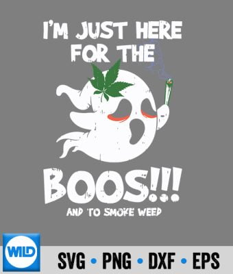 Halloween SVG, Ghost Smoking Weed For The Boo Costume Funny Halloween ...