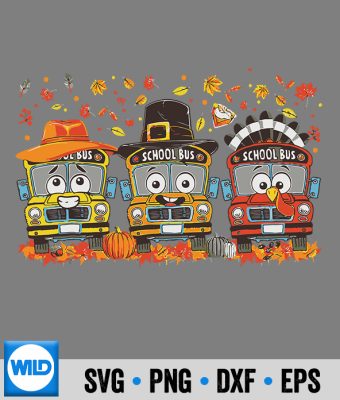 Thanksgiving SVG, Thanksgiving School Bus Driver Autumn Turkey Back To ...