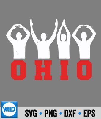 Ohio Ohioan SVG, State Of Ohio Ohioan Oh Trendy Distressed SVG Cut File ...