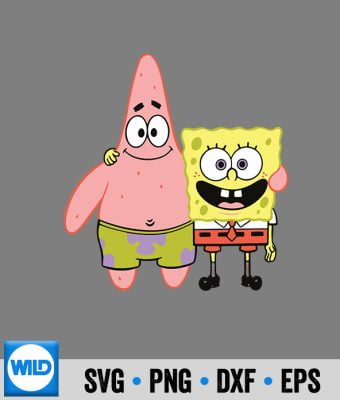 Spongebob SVG, spongebob Essential Cute SVG Cut File - WildSvg