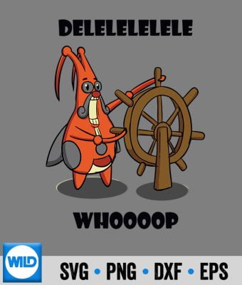 Spongebob SVG, Delele Whoop Vintage SVG Cut File - WildSvg