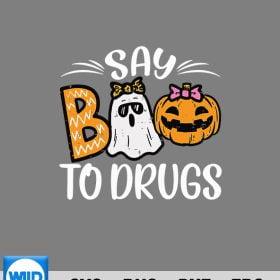 Say Boo To Drugs SVG, Say Boo To Drugs Halloween And Red Ribbon Week ...