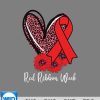 Red Ribbon Week SVG, We Wear Red For Red Ribbon Week Awareness Retro ...