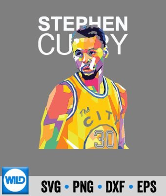 Steph Curry SVG, Stephen Curry Funny Vintage SVG Cut File - WildSvg