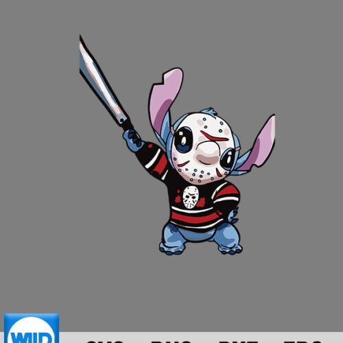 Stitch SVG, Jason Voorhees Stitch Classic Vintage SVG Cut File - WildSvg