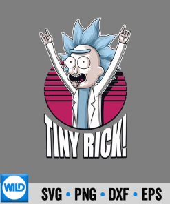 Rick And Morty SVG, Iconic One Vintage SVG Cut File - WildSvg