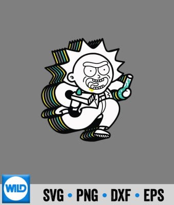 Rick And Morty SVG, Rick Fun Vintage SVG Cut File - WildSvg