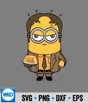 Minions SVG, Minion Office Worker Perfect SVG Cut File - WildSvg
