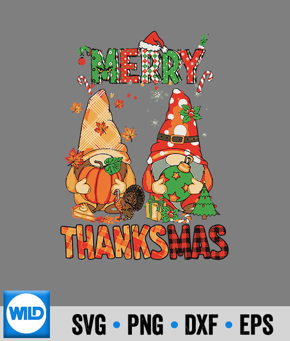 Merry Thanksmas Gnome SVG, Merry Thanksmas Christmas Gnome Santa Hay ...