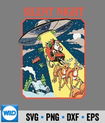 Steven Rhodes SVG, Steven Rhodes Silent Night Vintage SVG - WildSvg