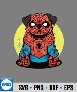 Pug SVG, Sunny Pugs Vintage SVG - WildSvg