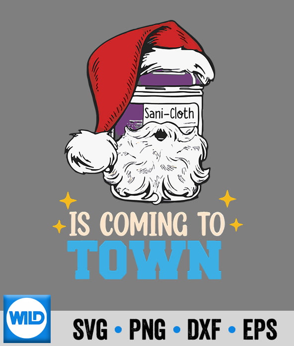 Christmas SVG, Santa Claus Face Sunglasses With Hat Beard Christmas SVG ...