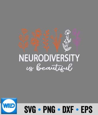 Autism Awareness SVG, Neurodiversity Autism Awareness Adhd Flower ...