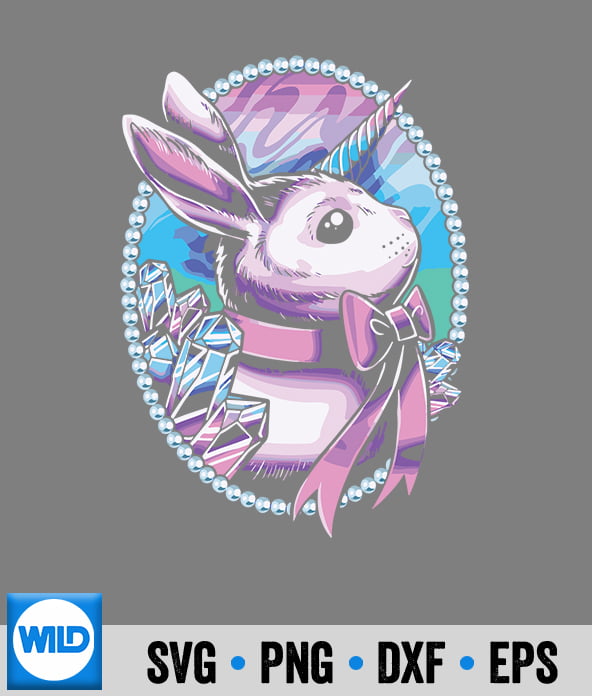 Rabbit SVG, Mandala Bunny Vintage SVG - WildSvg