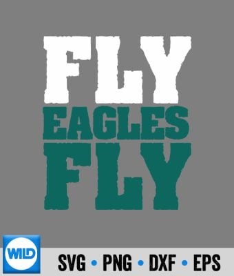 Philadelphia Eagles SVG, Fly Eagles Fly Philadelphia Football Retro SVG ...