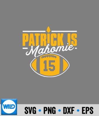 Kansas City Chiefs SVG, Patrick Is Mahomie Vintage SVG - WildSvg
