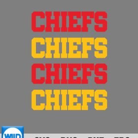 Kansas City Chiefs SVG, Chiefs Arrowhead Pattern On Black SVG - WildSvg