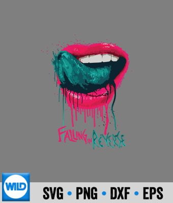 Falling In Reverse SVG, Falling In Reverse Official Merchandise Lips ...