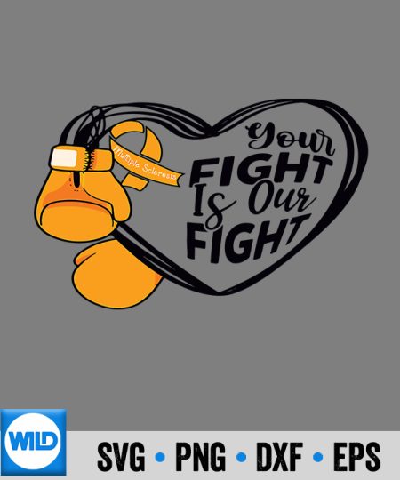Multiple Sclerosis SVG, Awareness Figh I Ed Ms Multiple Sclerosis Love ...