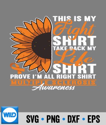 Multiple Sclerosis SVG, Awareness Figh I Ed Ms Multiple Sclerosis Love ...