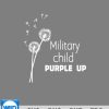 Military Child Month SVG, Purple Up In April Month Military Child Momc ...