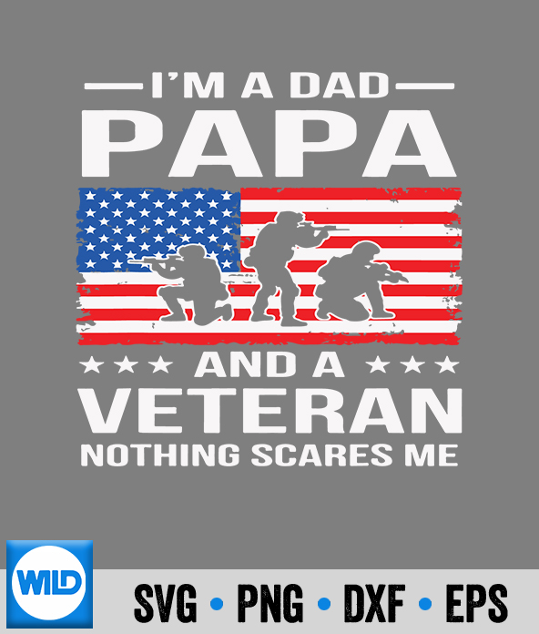 Memorial Day SVG, Proud Dad Grandpa Veteran Daddy Military Happy ...