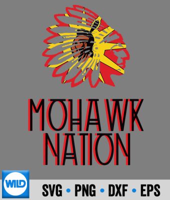 Native American SVG, Mohawk Nation Flag Indigenous Native American ...