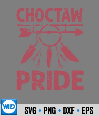 Native American SVG, Choctaw Pride Native American Vintage SVG - WildSvg
