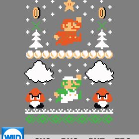 Super Mario SVG, Super Mario Kickin It Old School 8 bit SVG - WildSvg