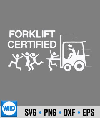 Forklift Operator SVG, Forklift Operator Forklift Certified Retro ...