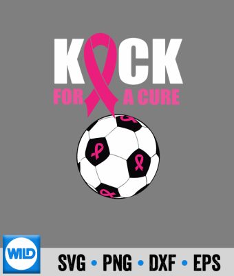Breast Cancer Month SVG, Soccer Breast Cancer Awareness Pink Ribbon ...