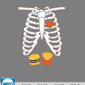 Skeleton SVG, Rock On Rock Star Skeleton Hands Lets Rock N Roll ...