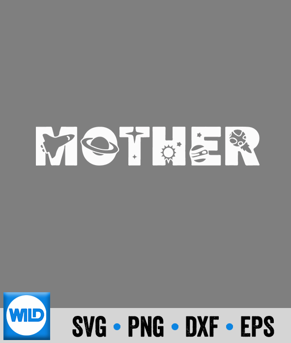 Astronauts SVG, Mother Space Astronaut Party Vintage SVG - WildSvg