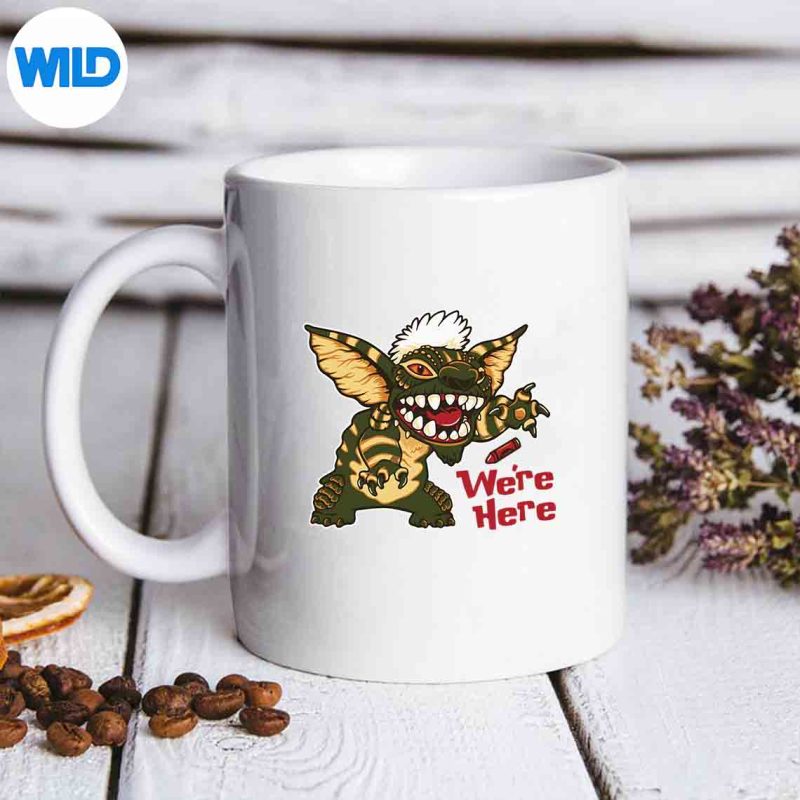 Stitch SVG, Were Here Gremlins Stripe Stitch 80s SVG Cut File - WildSvg