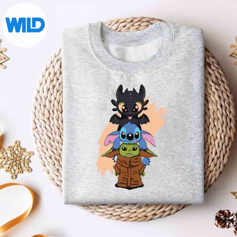 Stitch SVG, Chibi Toothless Stitch And Cute Baby Essential SVG Cut File ...