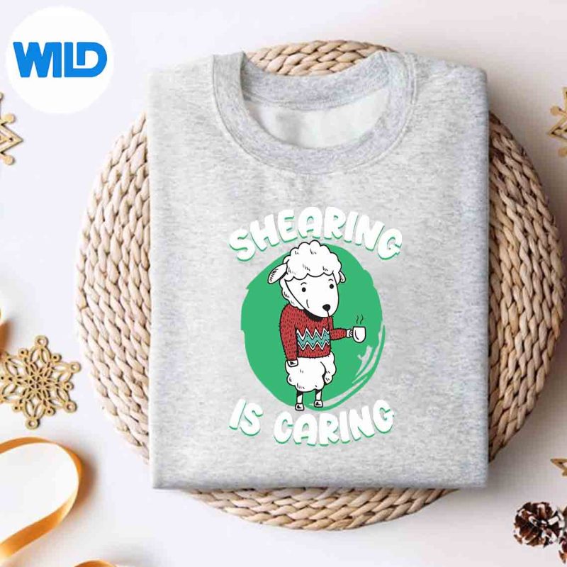 Sheep SVG, Shearing Is Caring Sheep Shearer Love SVG - WildSvg