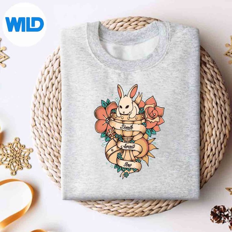 Rabbit SVG, Holy Grail Death Awaits You Rabbit Of Caerbannog SVG - WildSvg
