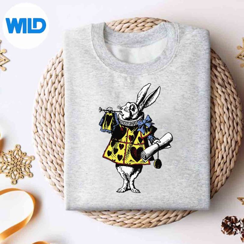 Rabbit SVG, Alice In Wonderland White Rabbit SVG - WildSvg