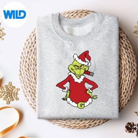 Grinch SVG, Marijuana Vintage SVG Cut File - WildSvg