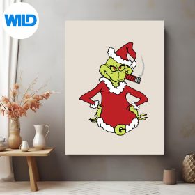 Grinch SVG, Marijuana Vintage SVG Cut File - WildSvg