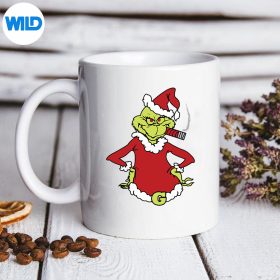 Grinch SVG, Marijuana Vintage SVG Cut File - WildSvg