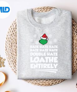 Grinch SVG, Double Hate Loathe Entirely Essential SVG Cut File - WildSvg