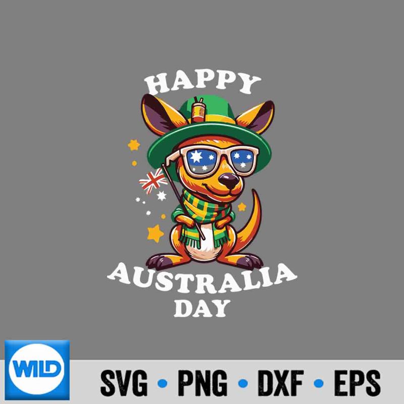 Australia SVG, Australia Day Kangaroo Australian Flag Aussie Roo Adult ...
