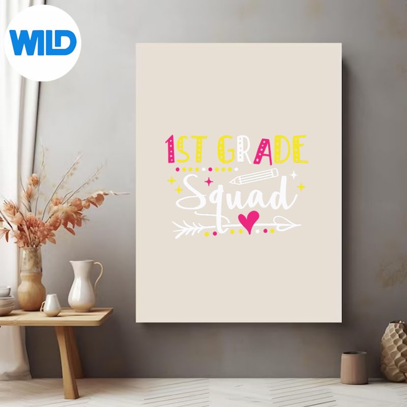 First Day Of School SVG, First Grade Squad Back To School St Grade ...