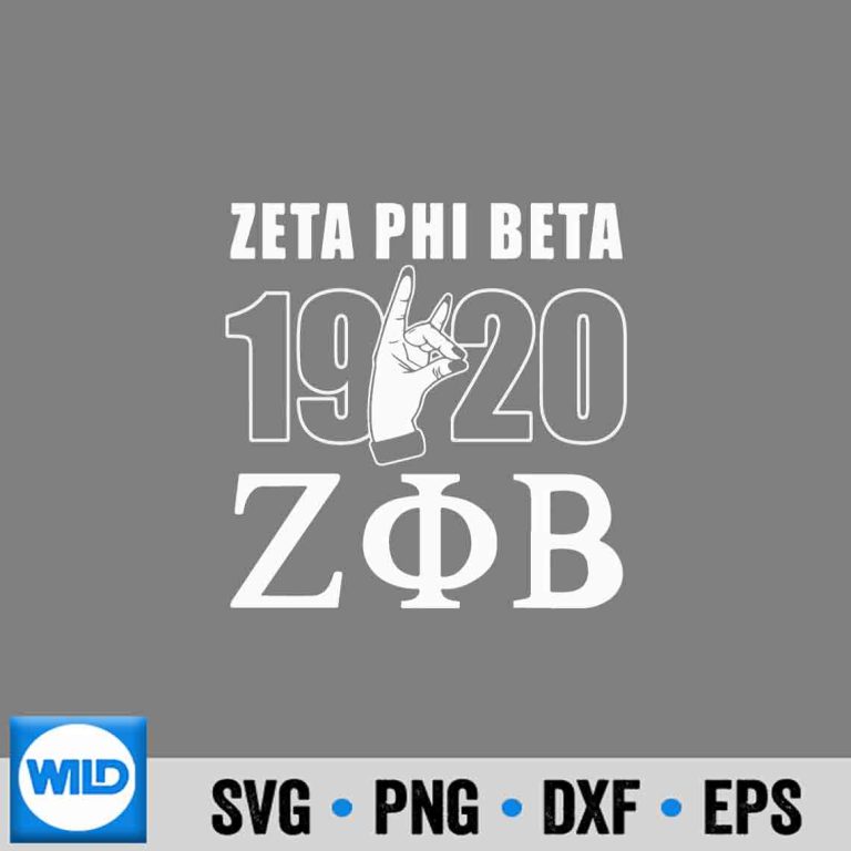 Zeta SVG, Zeta Phi Beta Sorority Sisterhood SVG - WildSvg