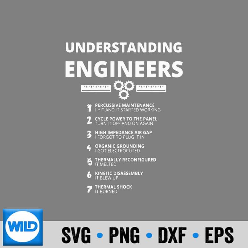 Engineering SVG, Understanding Engineers Sarcastic Engineering Vintage SVG - WildSvg