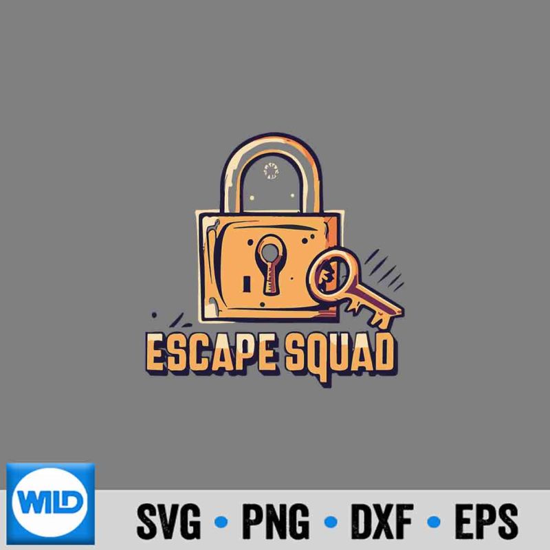 Escape SVG, Party Favor Family Escape Room Team Squad SVG - WildSvg