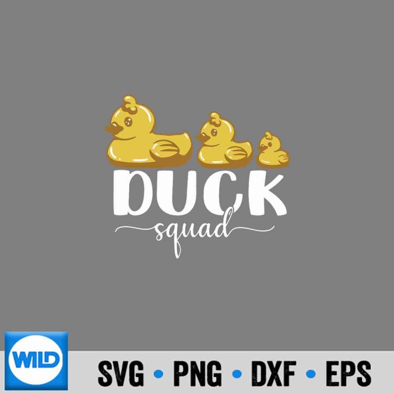 Rubber SVG, Rubber Duck Squad Duck Friends Rubber Duck Lover SVG - WildSvg