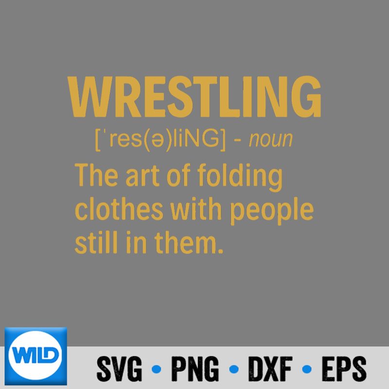 Wrestling SVG, Wrestling Definition Vintage Vintage SVG - WildSvg
